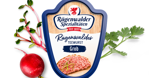Rügenwalder Teewurst® 125 g grob - Rügenwalder Spezialitäten